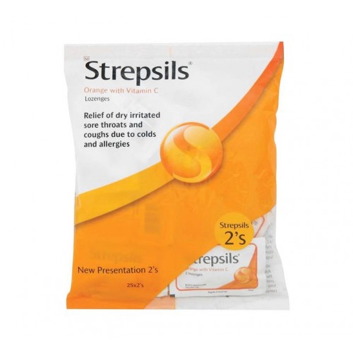 2'S STREPSILS LOZENGES ORANGE