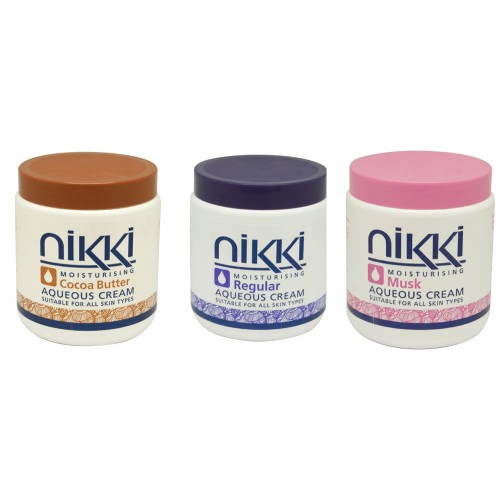 500ML NIKKI COCOA BUTTER AQUEOUS CREAM