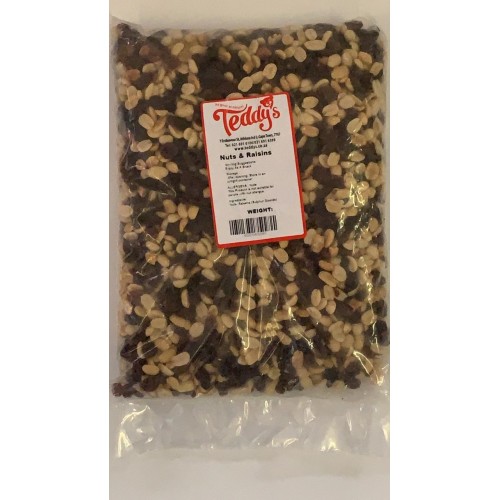 TEDDY'S 1KG MEDIUM NUTS & RAISI